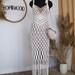 Macrame Dress Boho Chic Dress Festival Clothing Handmade Dress Beach ...
