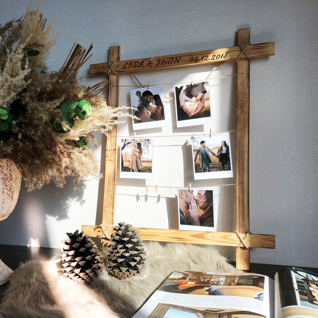 Custom Love Photo Frame, Anniversary Gift, Minimal Frame for Love ...