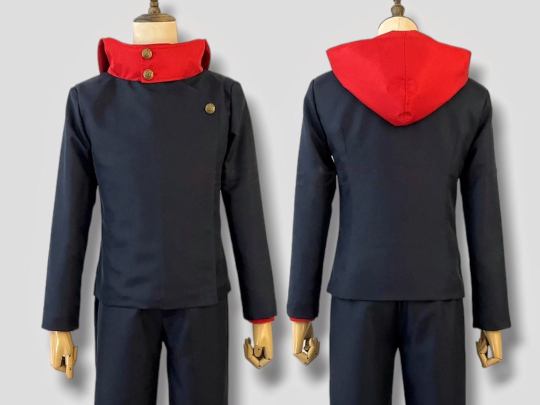 Yuji Itadori Costume Jujutsu Kaisen Cosplay Perfect Halloween Full ...