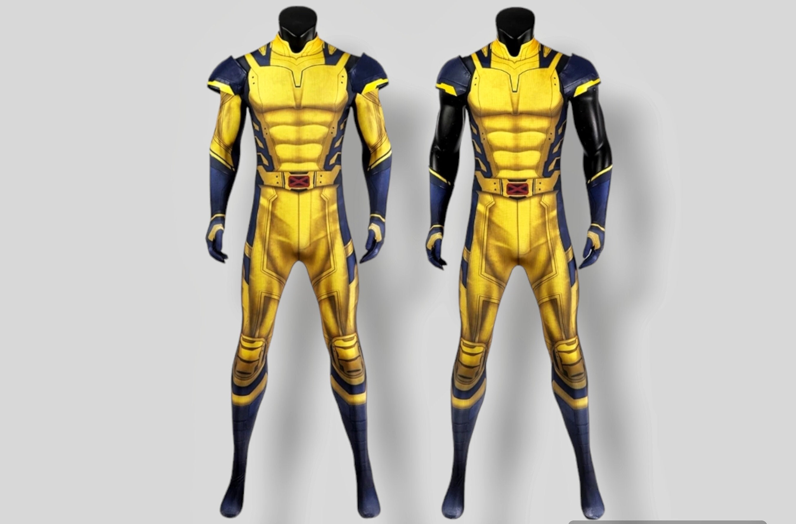Wolverine Cosplay Costume James Howlett Jumpsuit Shoulder Armor Set 3D ...
