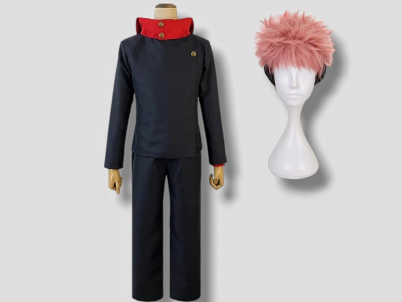 Yuji Itadori Costume Jujutsu Kaisen Cosplay Perfect Halloween Full ...
