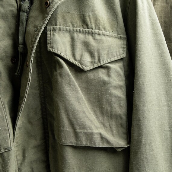 Vintage 70s US Army M65 OG-107 Field Jacket Parka Siz… - Gem