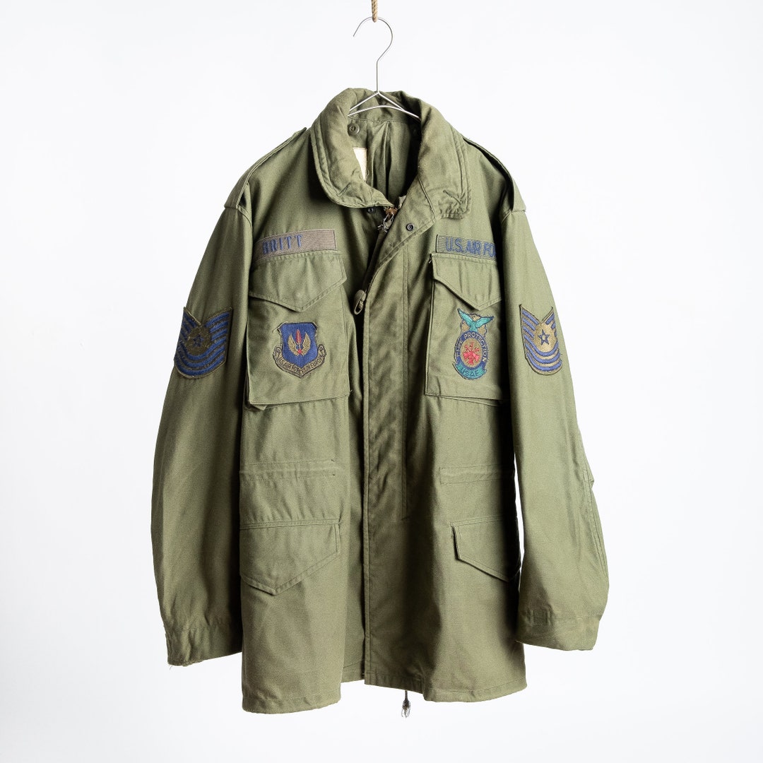 Vintage 1980s 80s US Army M65 Extreme Cold Weather Field Jacket Parka ...