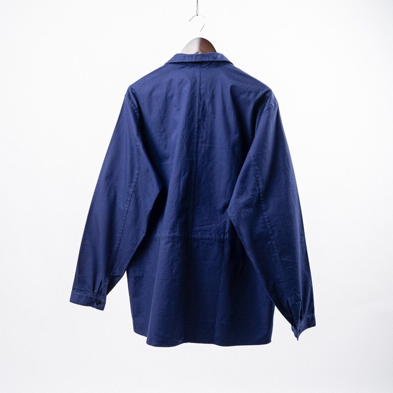 Vintage 70s French Blue HBT Chore Coat 1970s Utility Workwear Work Jacket Size XL - Etsy