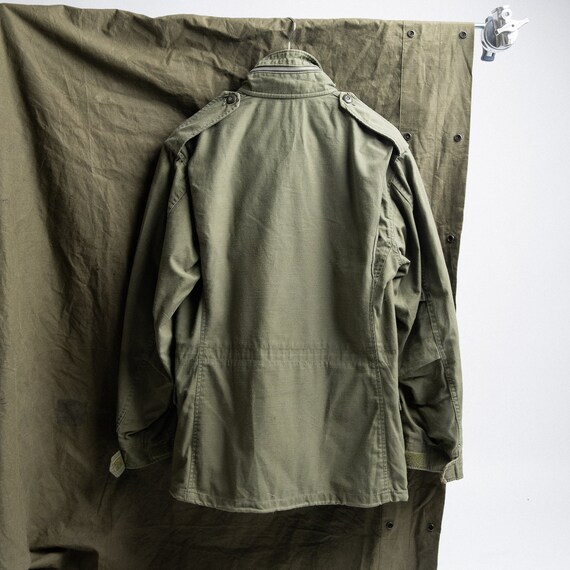 Vintage 70s US Army M65 OG-107 Field Jacket Parka Siz… - Gem