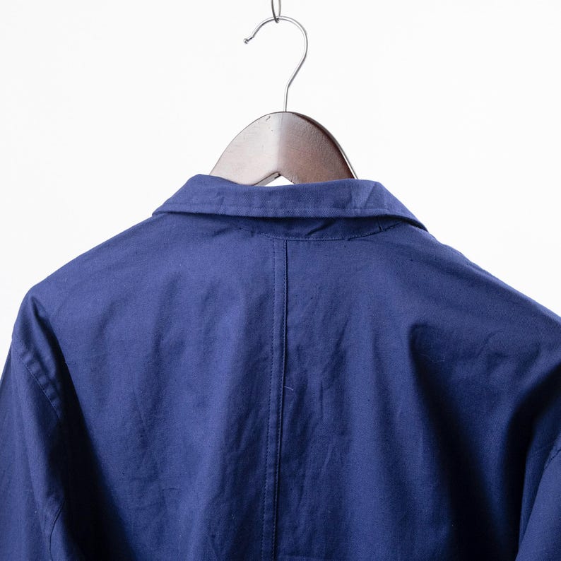 Vintage 70s French Blue HBT Chore Coat 1970s Utility Workwear Work Jacket Size XL - Etsy