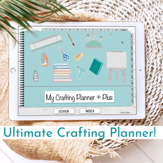 Digital Crafting Planner Instant Download Hyperlinked | Etsy