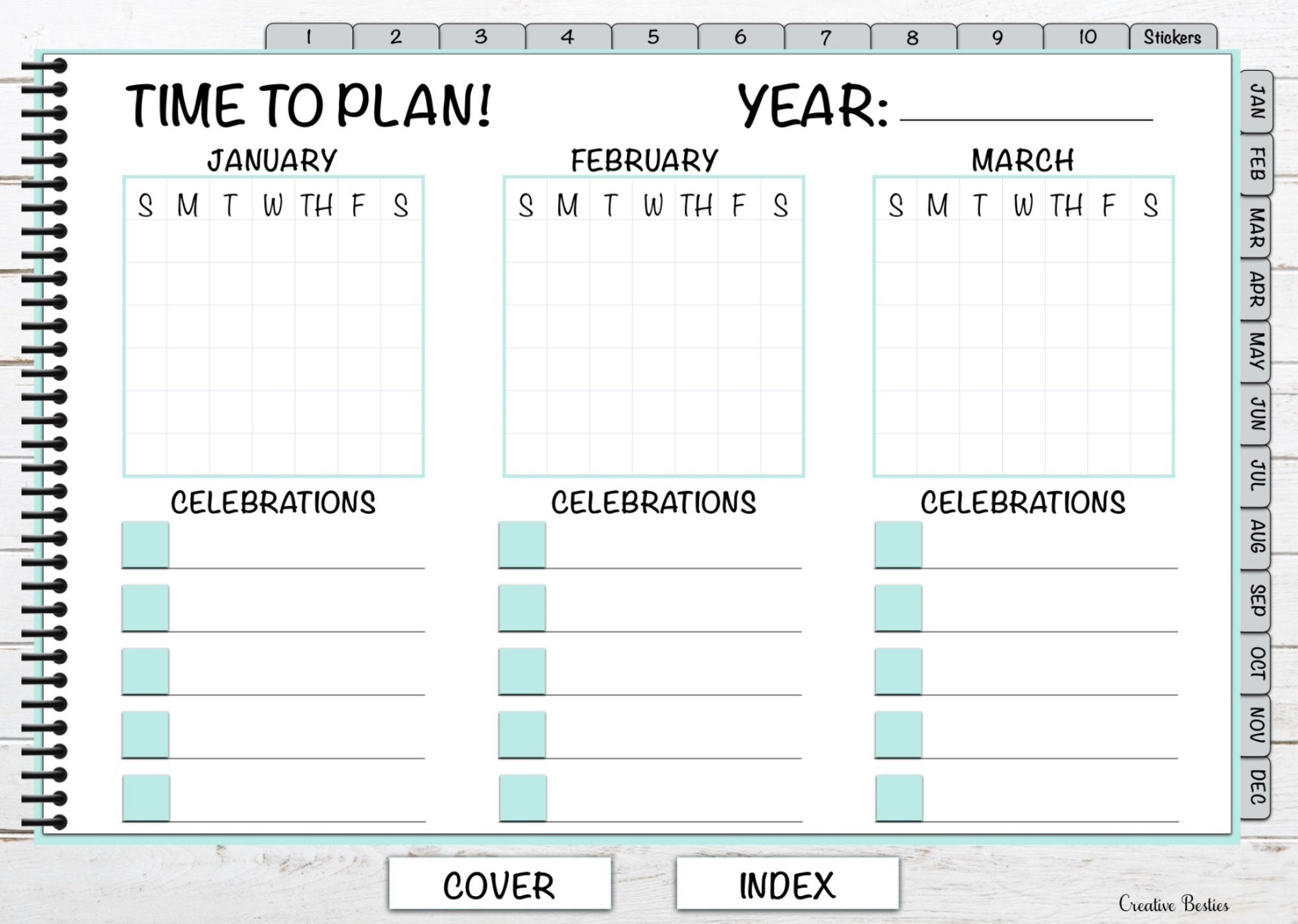 Digital Crafting Planner Instant Download Hyperlinked - Etsy
