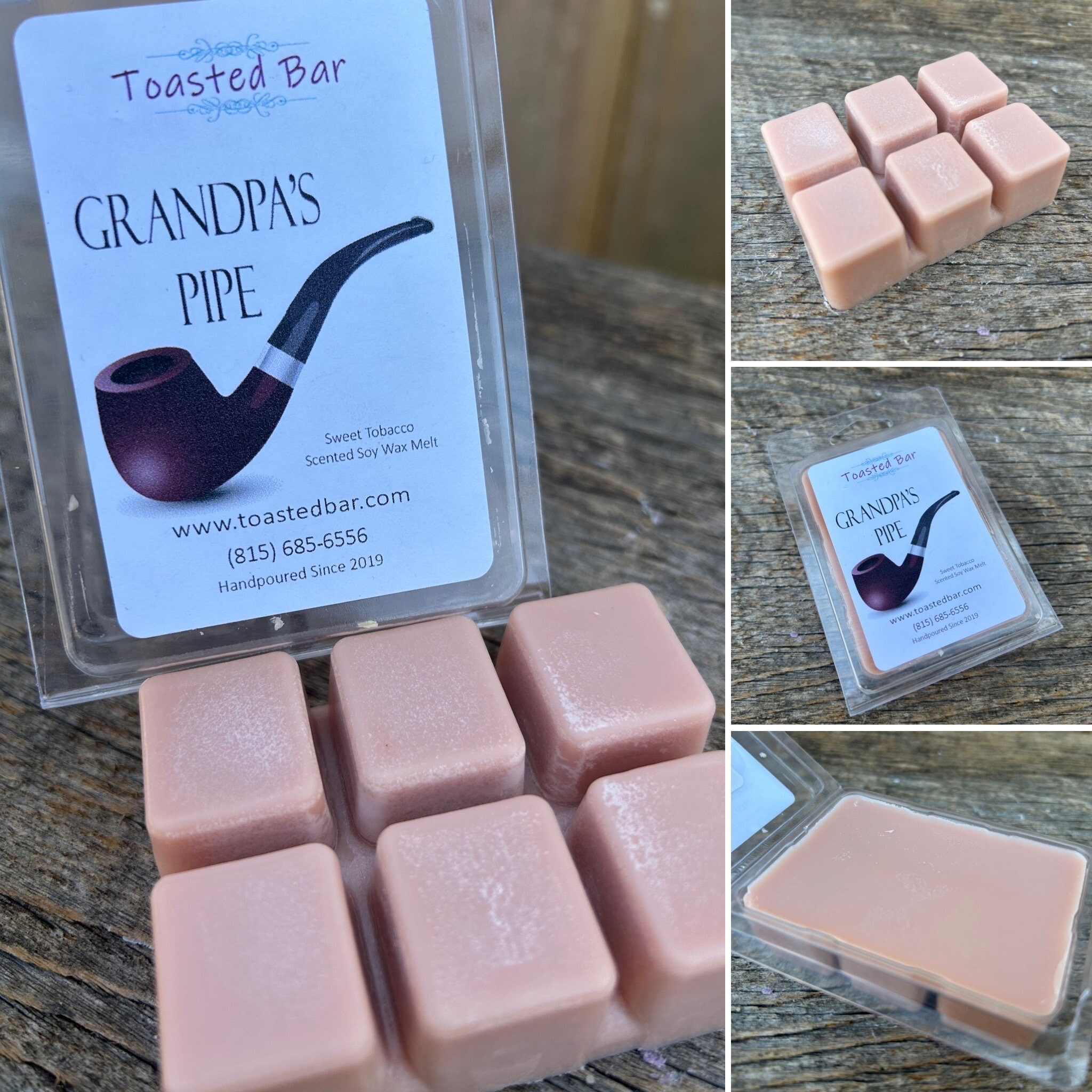 Grandpa’s Pipe - Sweet Pipe Tobacco Scented Soy Wax Melt / Highly ...