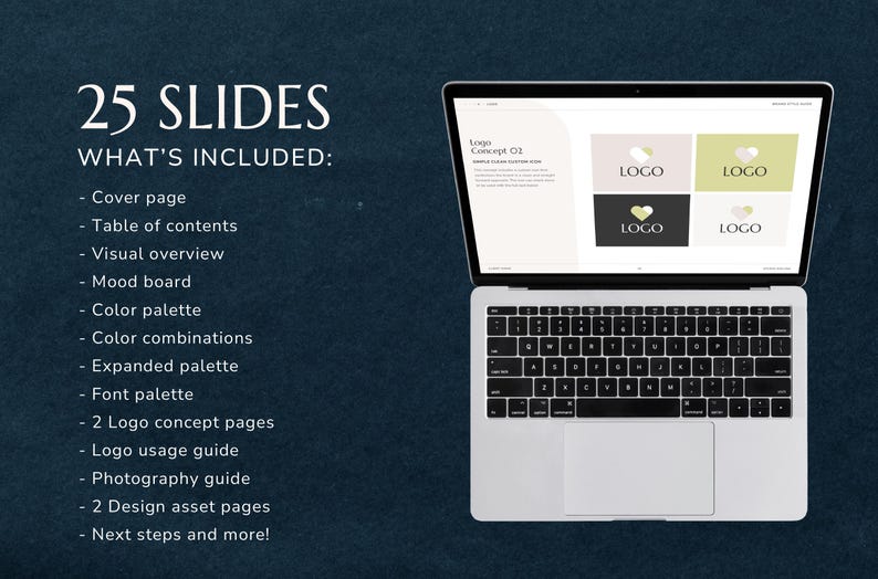 Brand Style Guide Canva and Indesign Slide Deck Presentation Template ...