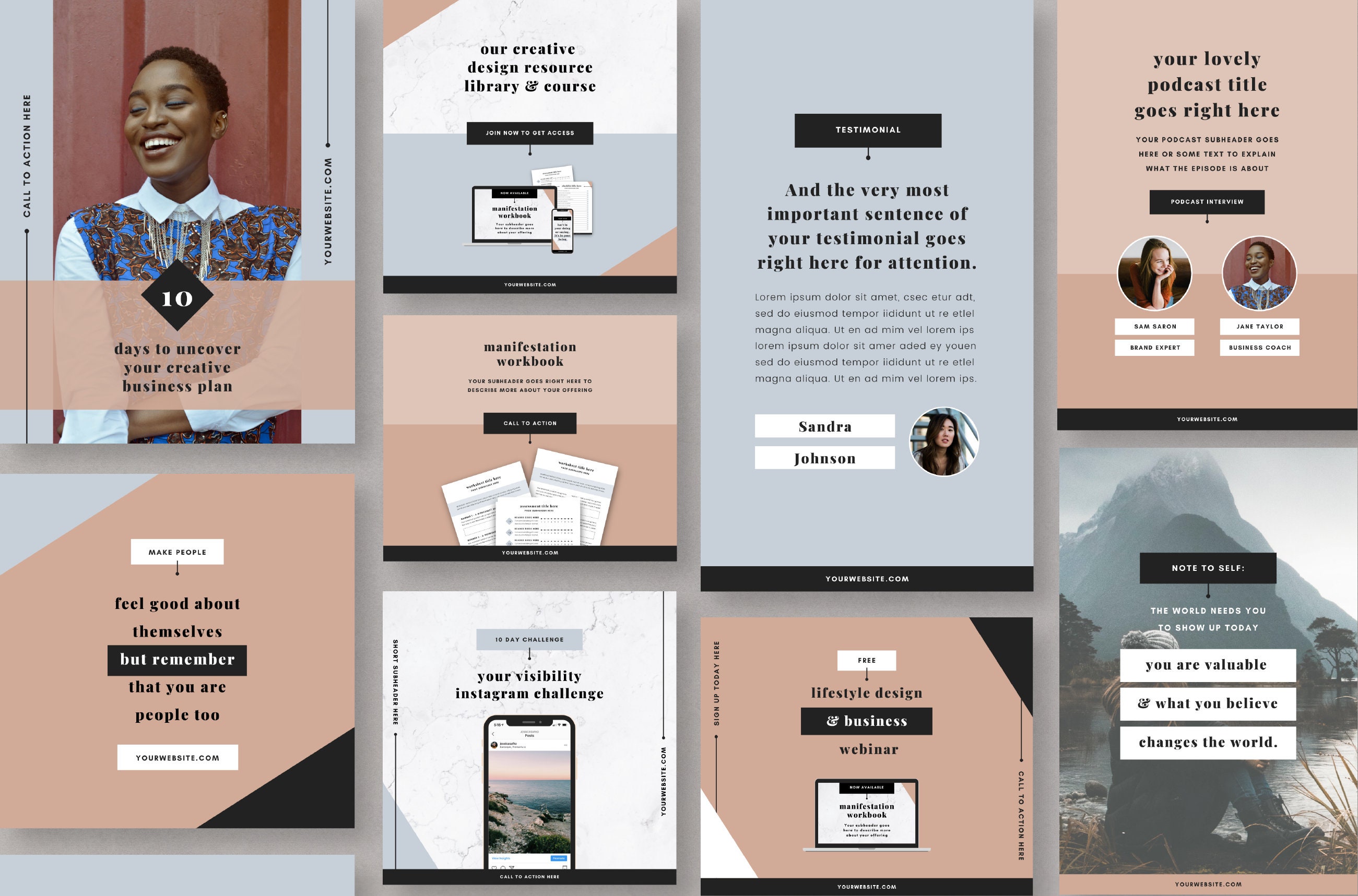 Course Resource Bundle for Coaches Course Workbook, Slide Deck, Social ...