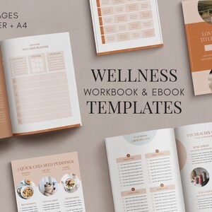 Wellness and Health Coach Resource Canva Bundle - 375 Customizable ...