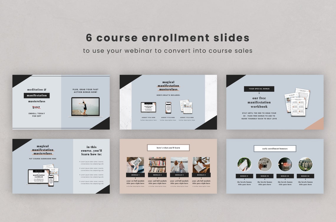 Course Resource Bundle for Coaches Course Workbook, Slide Deck, Social ...