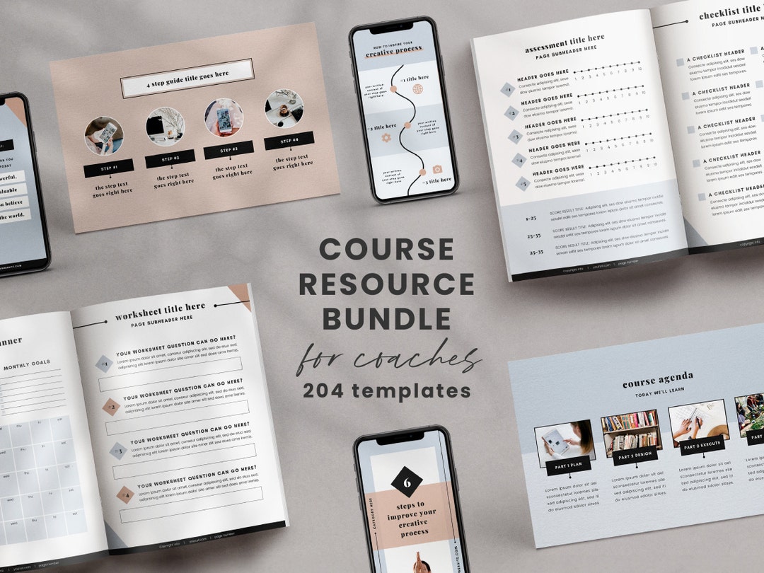 Course Resource Bundle for Coaches - Course Workbook, Slide Deck ...