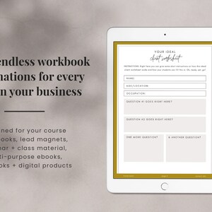 100 Page Canva Workbook Creator Template, Fully Customizable Lead ...