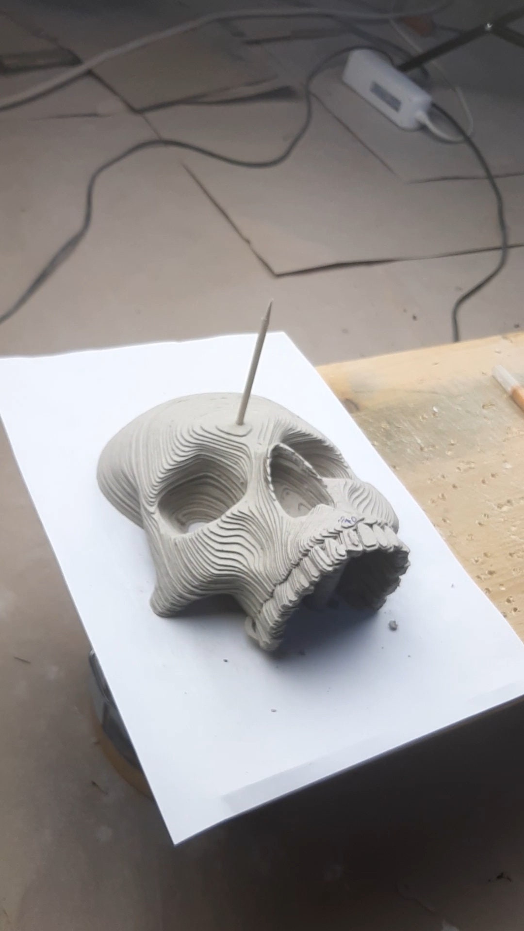 Diy Cardboard Skull (PDF, Printable Patterns) - Etsy