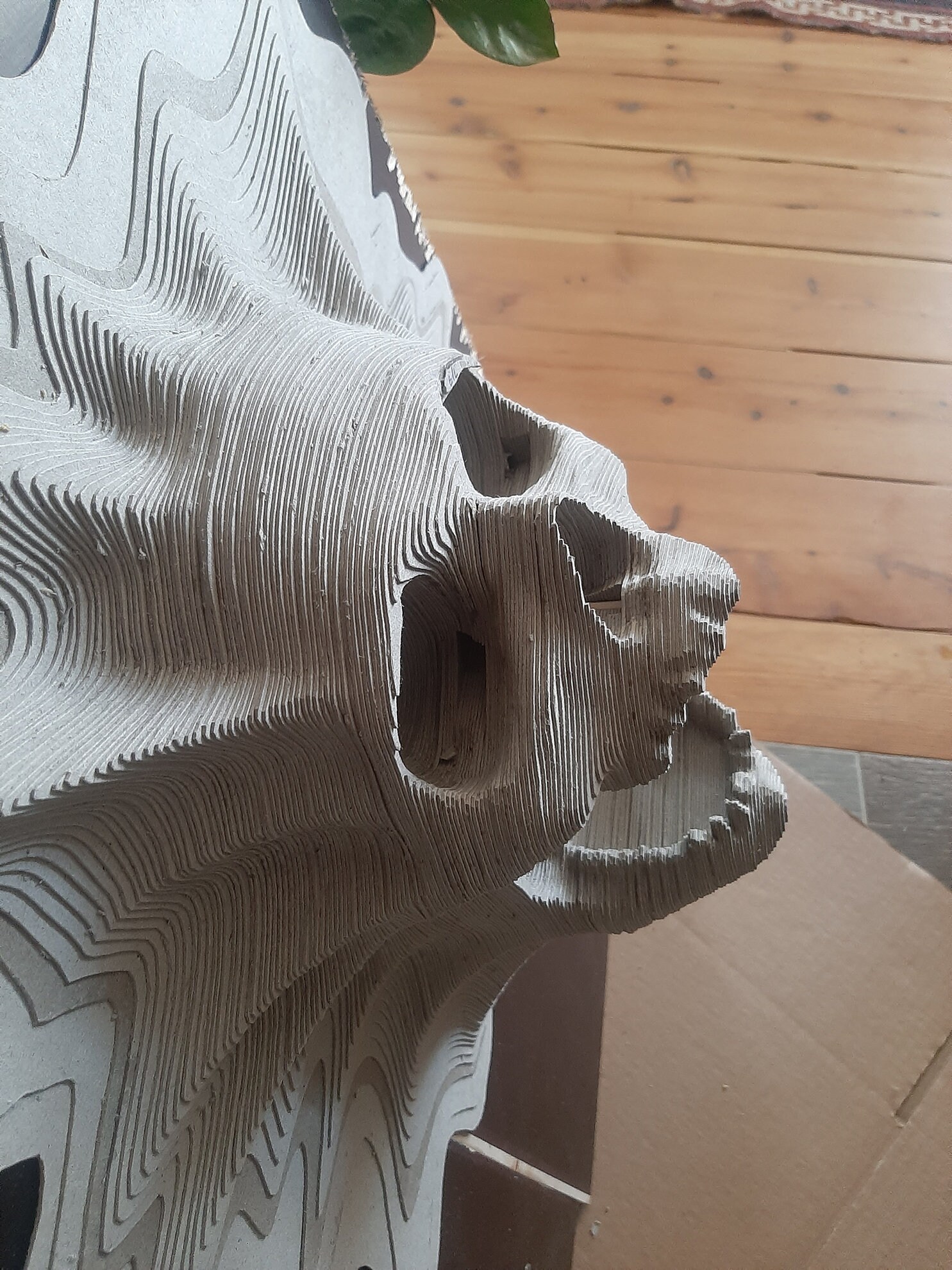 Diy Cardboard Skull Moodlight (PDF, Printable Patterns) - Etsy