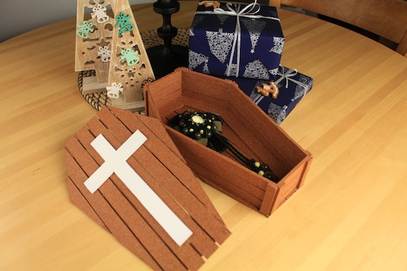 DIY Cardboard Coffin Gift Box PDF Printable Patterns | Etsy