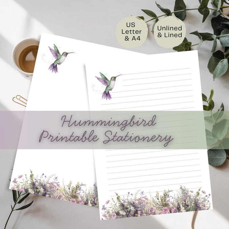 Writing Paper - Etsy