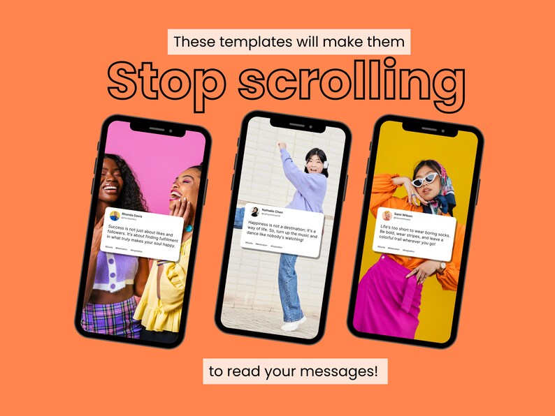 Twitter-like Post Canva Template for Reels Tiktok and Stories - Etsy