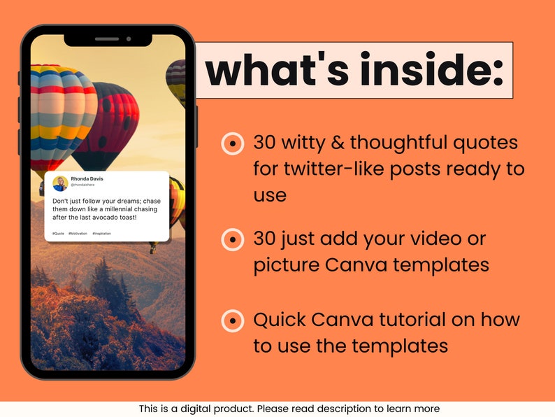 Twitter-like Post Canva Template for Reels Tiktok and Stories - Etsy