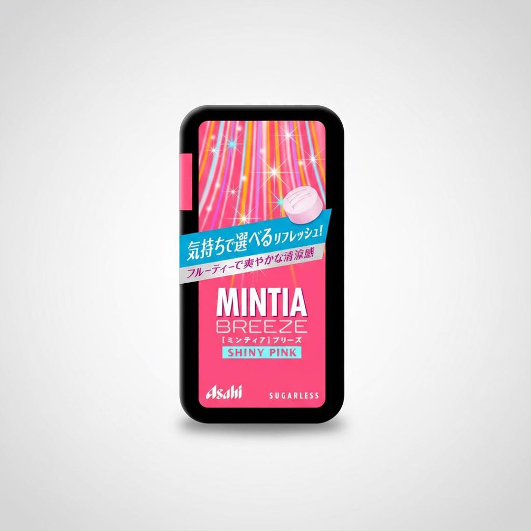 Asahi MINTIA Breeze Shiny Pink Mint Tablets, Sugar-free - Etsy