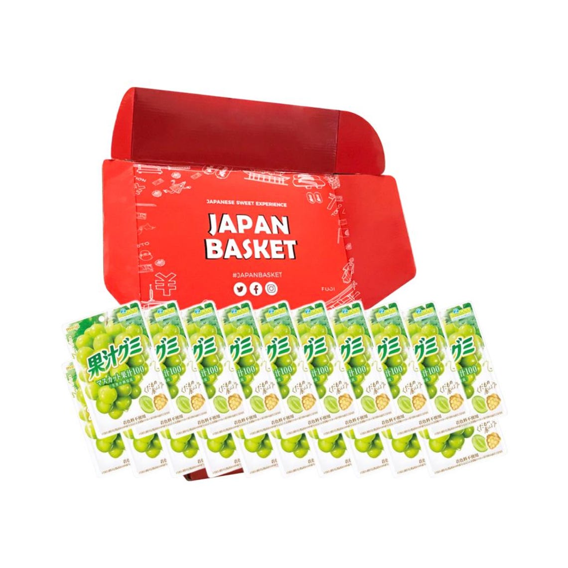 Meiji Fruit Juice Muscat Gummy Candy From Japan - Etsy