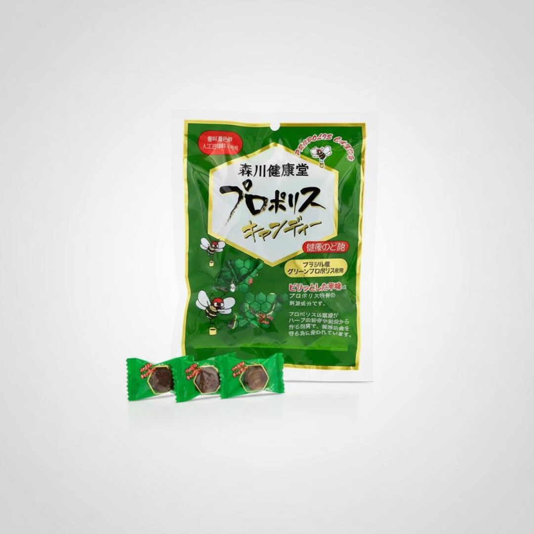 Morikawa Kenkodo Propolis Throat Candy From Japan With Oligosaccharides ...
