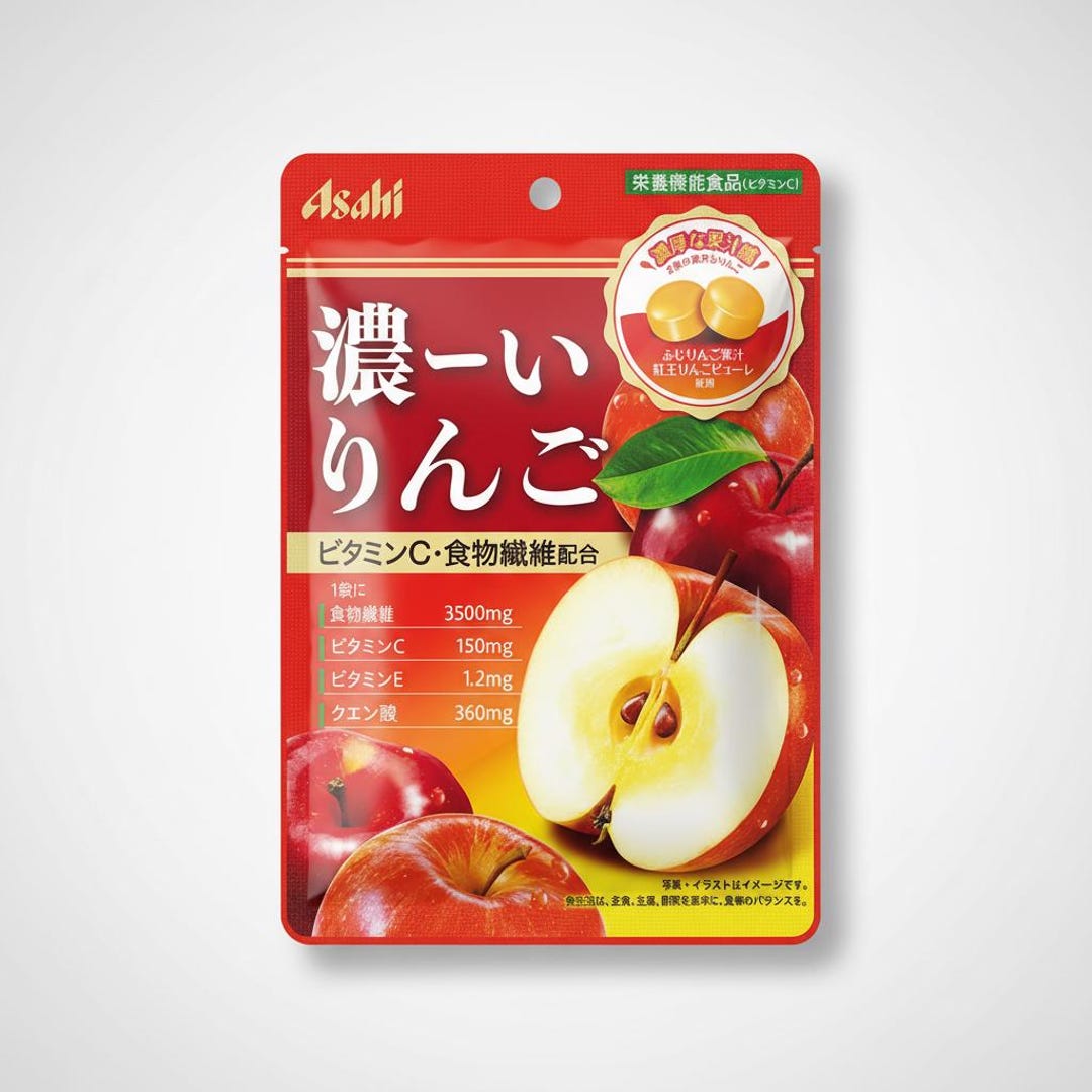Asahi Japanese Rich Apple Fruit Hard Candy Pack With Fuji Kōgyoku - Etsy