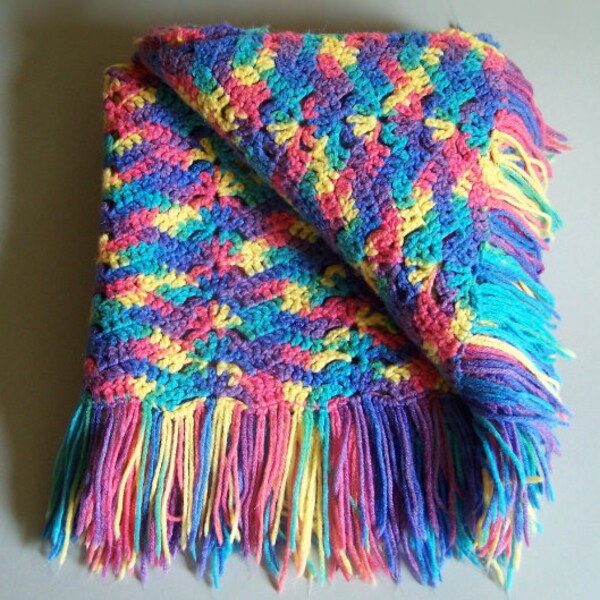 Multi Colored Throw - Etsy