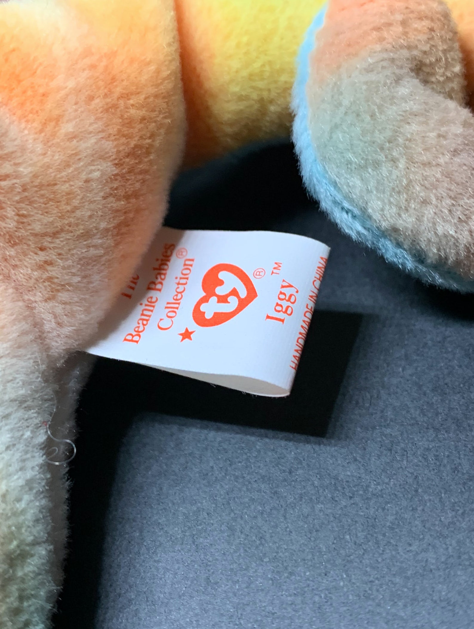 Ty 'iggy' Rare Beanie Baby (very Rare/ Retired + Errors) MINT Condition ...