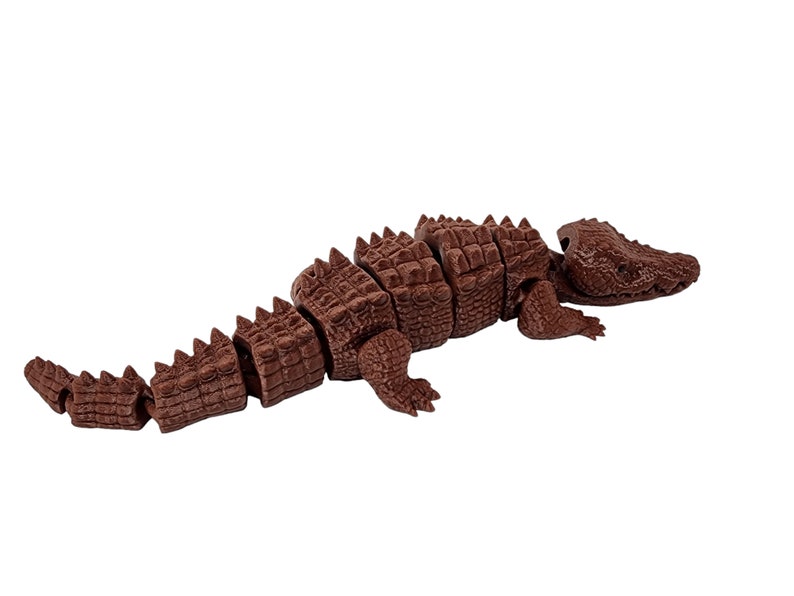 Articulated Crocodile: Sensory Play Fidget Toy - Figurine, 3D Printed ...