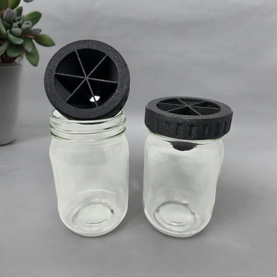 Fruit Fly Trap With Mason Jar 12oz - Solution for a Fly-free Kitchen ...