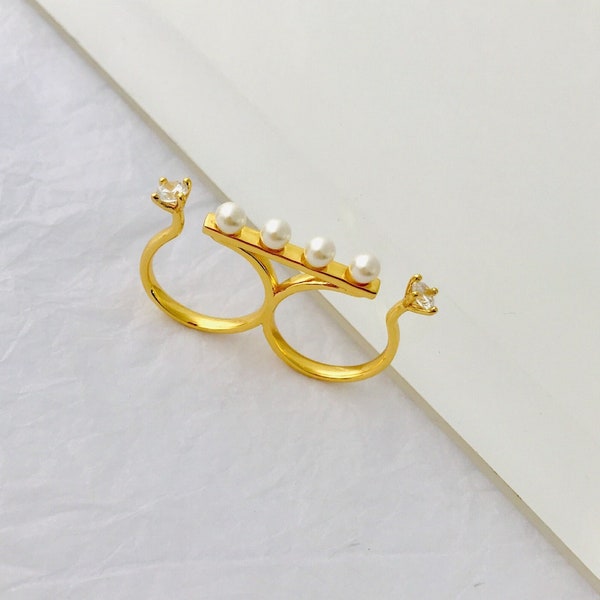 Two Finger Ring - Etsy