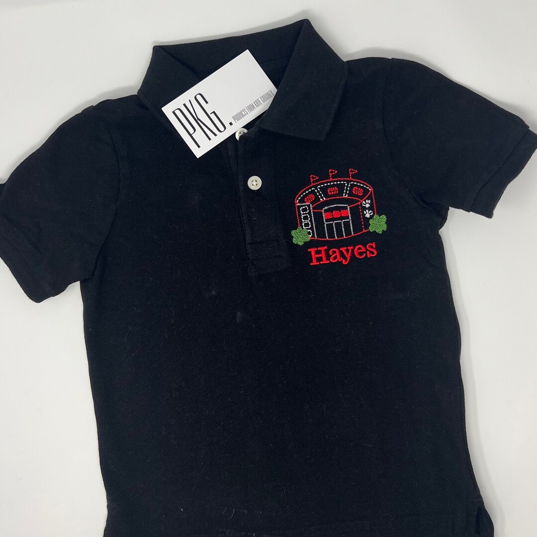 UGA Stadium Embroidered Polo - Toddler Youth Boy - Personalized Name ...