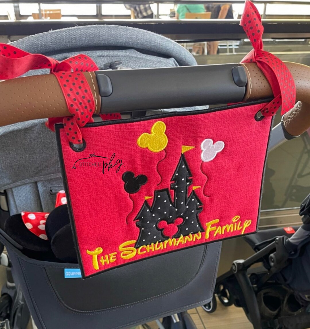 Stroller Tag Spotter Sign Castle Mouse Themed Family Vacation Amusement ...