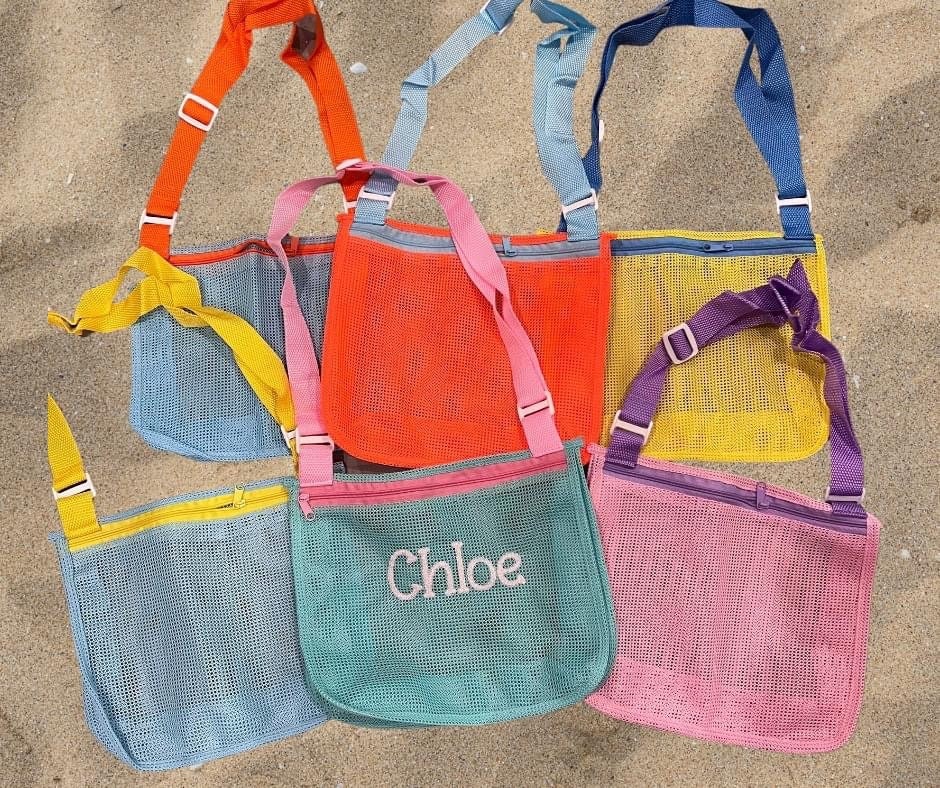 Mesh Beach Purse - Seashell Bag - Shell Collection Shoulder Bag ...
