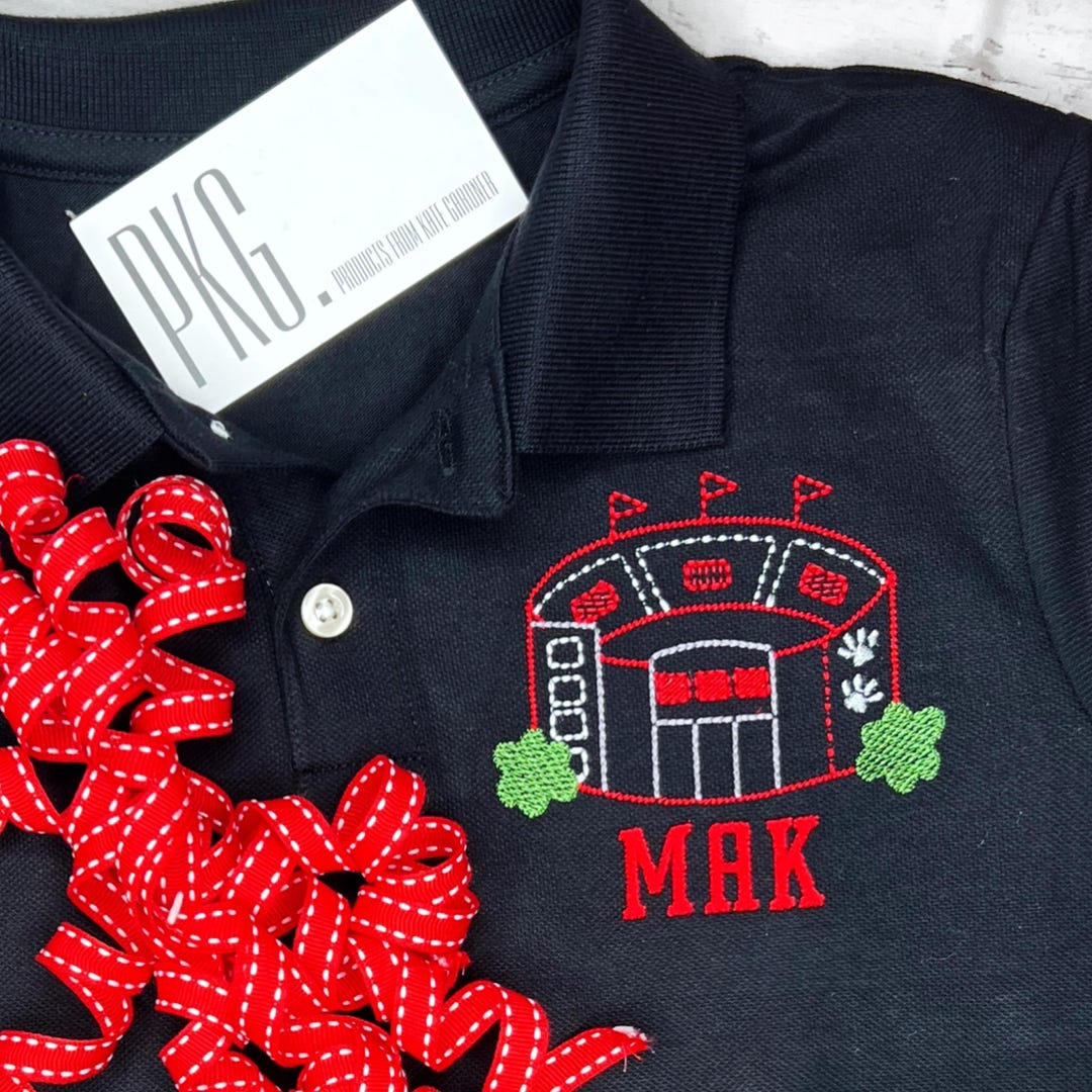 UGA Stadium Embroidered Polo - Toddler Youth Boy - Personalized Name ...