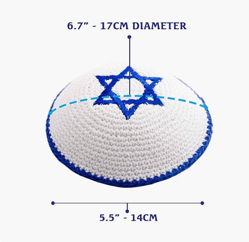 Kipot Pack 4 pieces Hq 6.7 in mix of handmade colors Kippah | Etsy