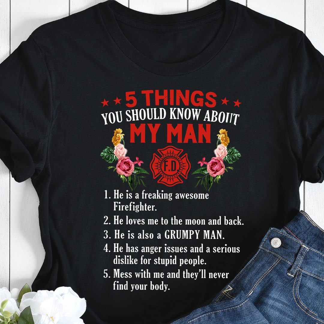5 Things You Shoud Know About My Man Shirt, Ceremony T Shirt, Gift From ... 5 Things You Shoud Know About My Man Shirt, Ceremony T Shirt, Gift From ...