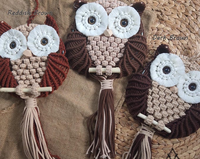 Macrame Owl - Etsy