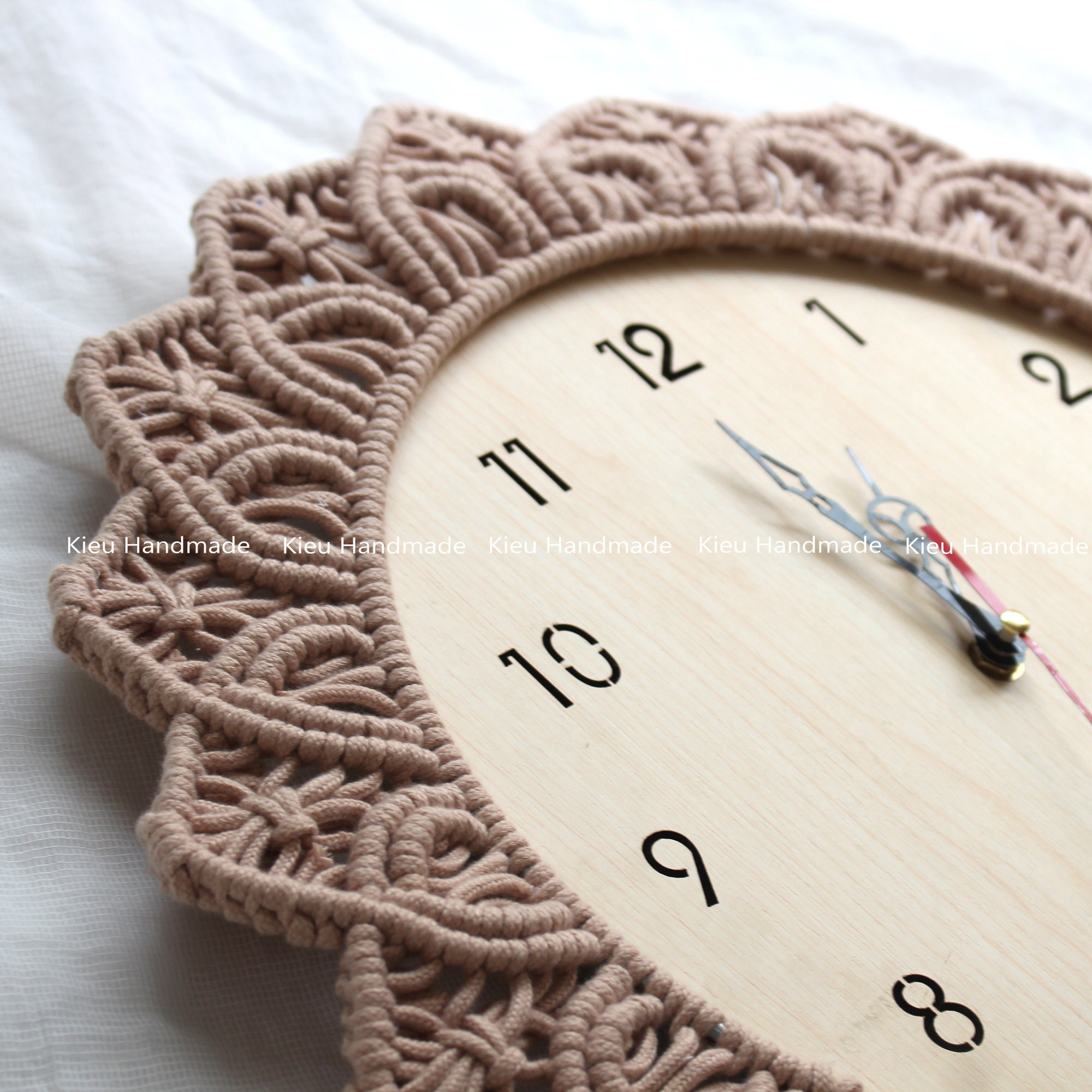 Macrame Patterns, Macrame Wall Clock Pattern With PDF and Video Instruction - Etsy