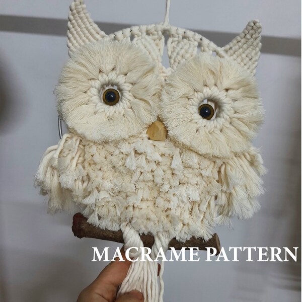 Macrame Owl Pattern - Etsy