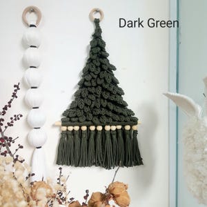 Macrame Tree - Boho Christmas Decor, Christmas Handmade Gifts: Macrame ...