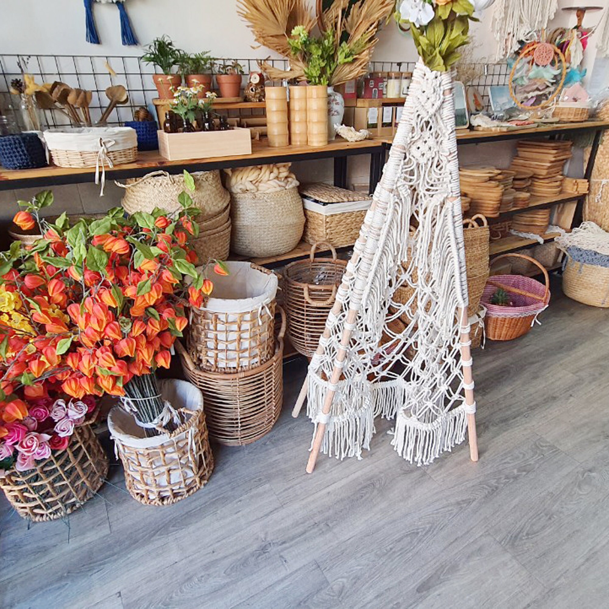 Teepee Macrame Pattern With Macrame Pdf Tutorial and Video - Etsy