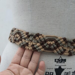 Macrame Boho Braided Belt - Colorful Woven Belt - Gifts for Her - Etsy