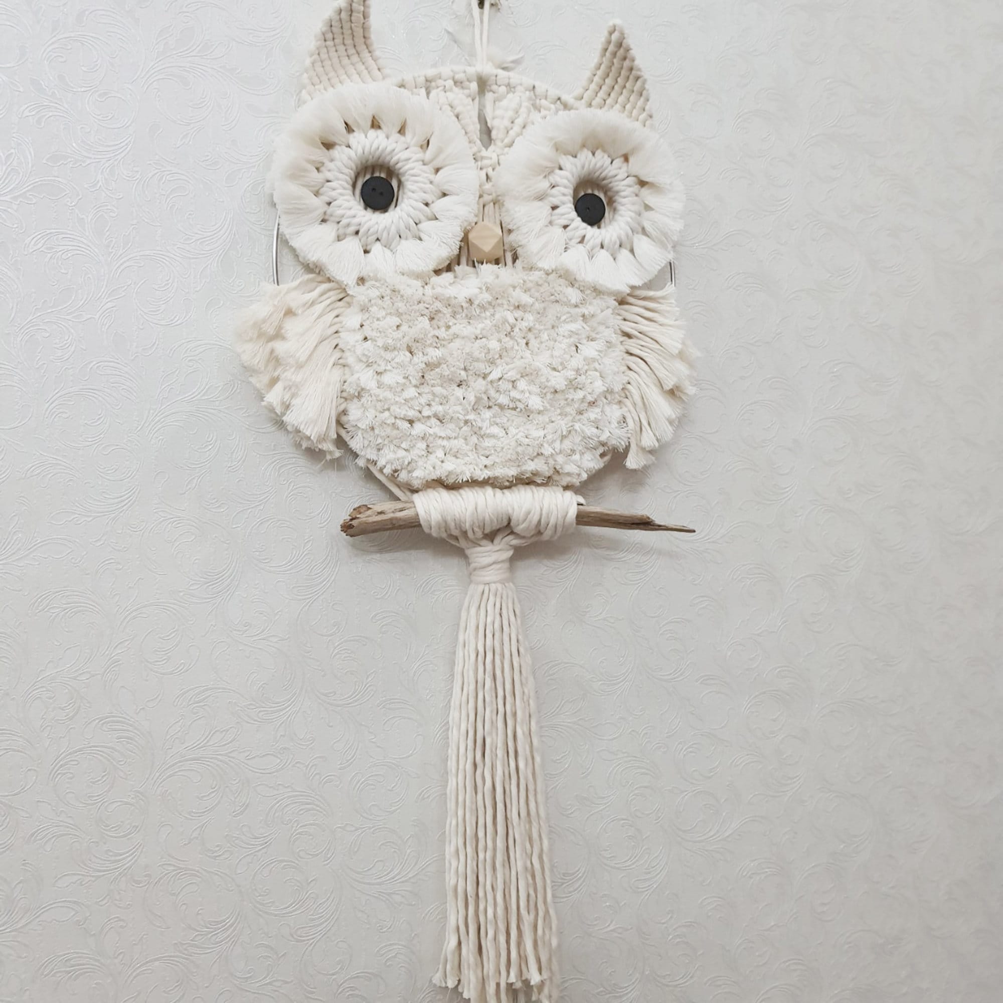 Macrame Diy Kit Macrame Owl Pattern Easy DIY for Beginners - Etsy