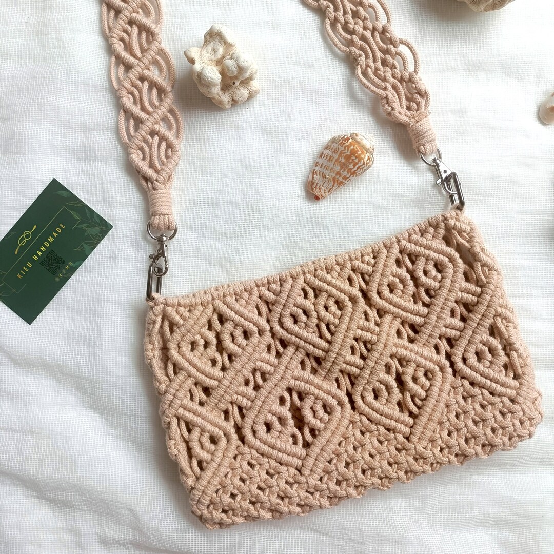 Macrame Patterns, Macrame Bag Pattern With PDF and Video Instruction - Etsy