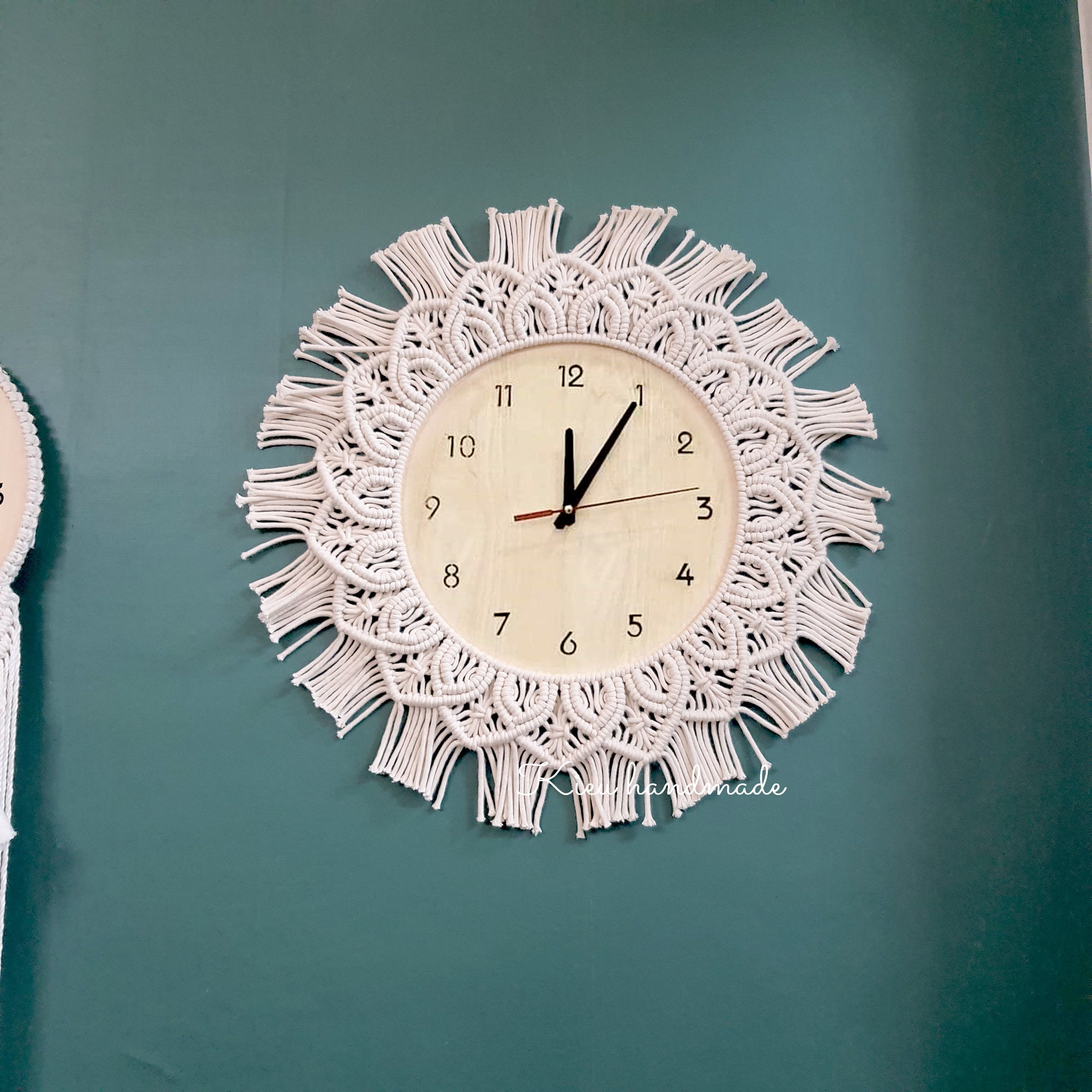 Macrame Patterns, Macrame Wall Clock Pattern With PDF and Video Instruction - Etsy