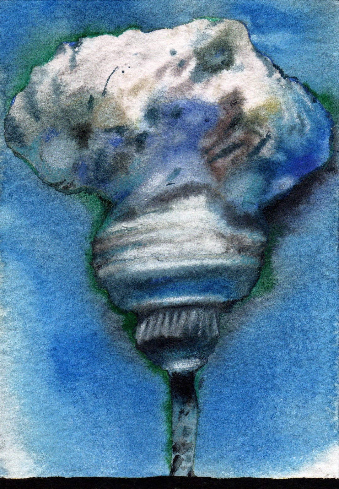Original Painting by Carp Matthew - Hydrogen Bomb 2 - Watercolour ...